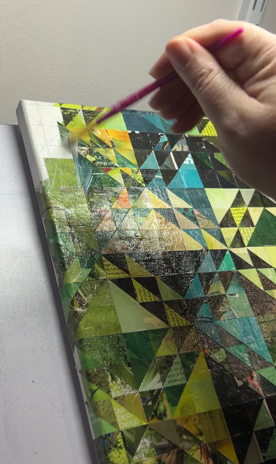 Bits Of Paper by Jaye Owens – Paper mosaics and mixed media art